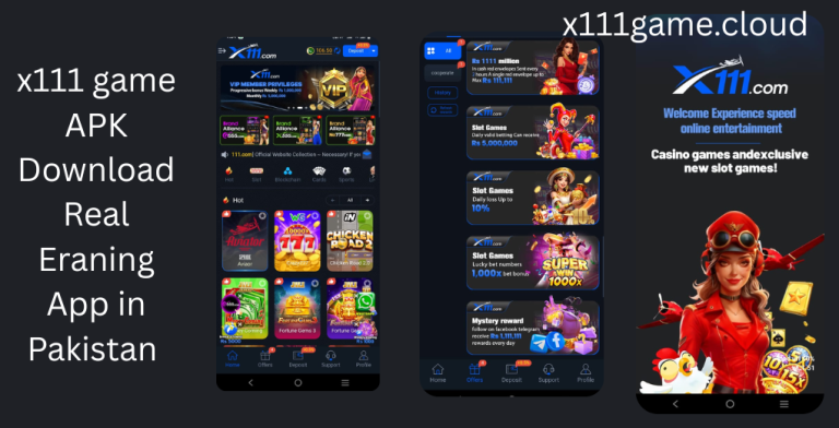 Download x 111 game Apk ( New Earning App in Pakistan) 2025